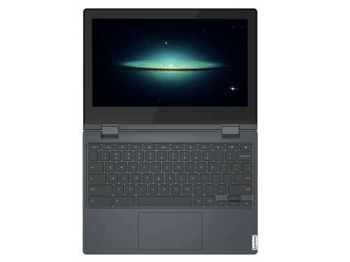 2023 Newest Flex 3 Chromebook Spin 2-in-1 Convertible Touchscreen Laptop for Student & Business by Lenovo, 11.6 inch HD, Intel Celeron N4020, 4GB RAM, 64GB SSD, Webcam, Bluetooth Chrome OS, Abyss Blue