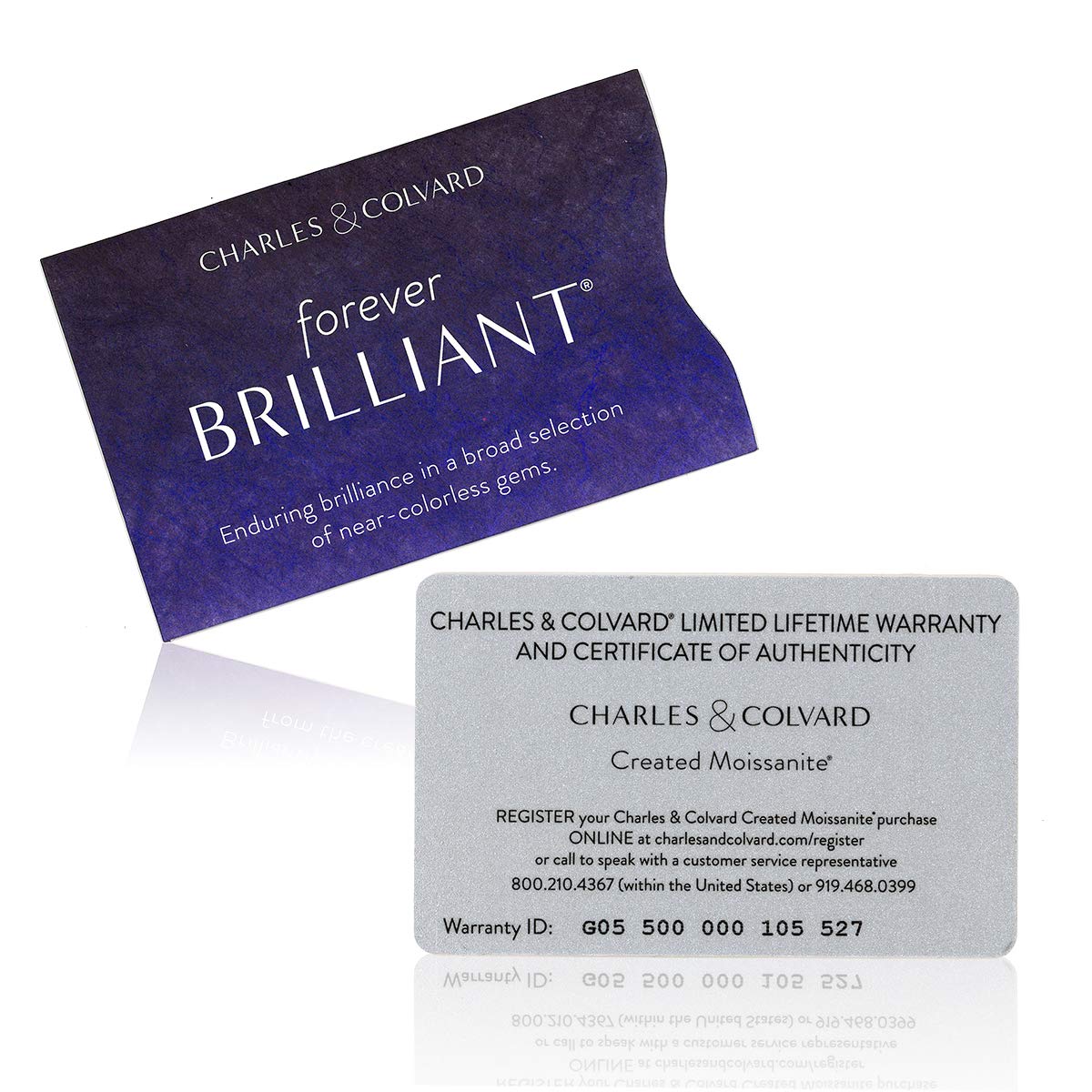 10K Yellow Gold 3-Stone Ring Forever Brilliant Oval 5.19cttw Moissanite by Charles & Colvard and Sapphire (Size 8)