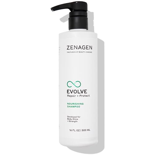 Zenagen Evolve Conditioner (Unisex) | Hydrates And Repairs Damaged Hair, Promotes Thicker Fuller Hair, Nourishing Plant-Based Formula, Color-Safe, Vegan, Suitable For All Hair Types