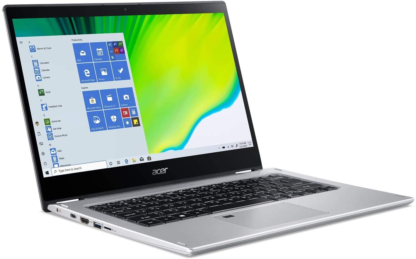 acer Spin 3-14" Laptop Core i5-1035G1 1GHz 8GB Ram 256GB SSD Win 10 Home (Renewed)