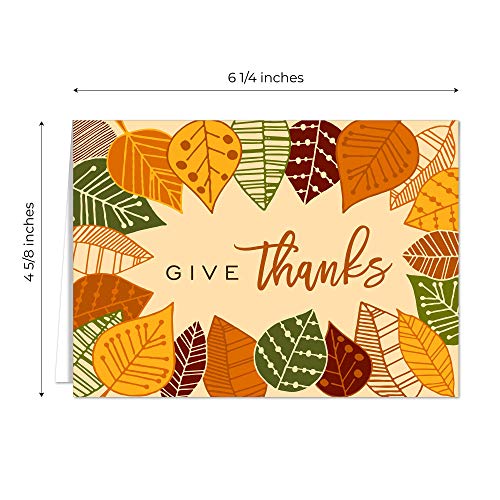 Canopy Street Modern Thanksgiving Card Assortment/Grateful Greeting Cards With Envelopes / 24 Holiday Cards For Business Or Personal Use