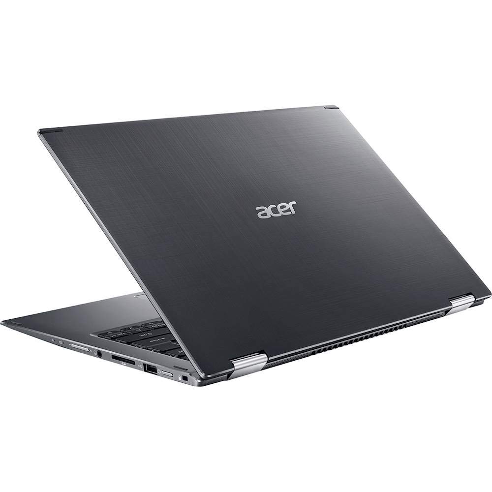 Acer Spin 5 SP513-53N-70KD 13.3" Touchscreen 2 in 1 Notebook - 1920 X 1080 - Core i7 i7-8565U - 16 GB RAM - 512 GB SSD - Steel Gray - Windows 10 Pro 64-bit - Intel UHD Graphics 620 - in-Plane Swi