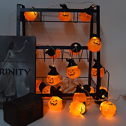 20Pcs LED Pumpkin Lantern, 3m Dual-Mode Decorative Lights, Suitable for Holiday, Home, Halloween, Garden, Porch, Fence Decoration Lights