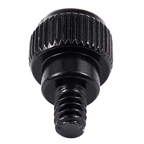 QJKW Screw 32x6mm Desktop Computer PC case case Thumbscrew Black 100 pcs Robust and Easy to use (Color : Black)