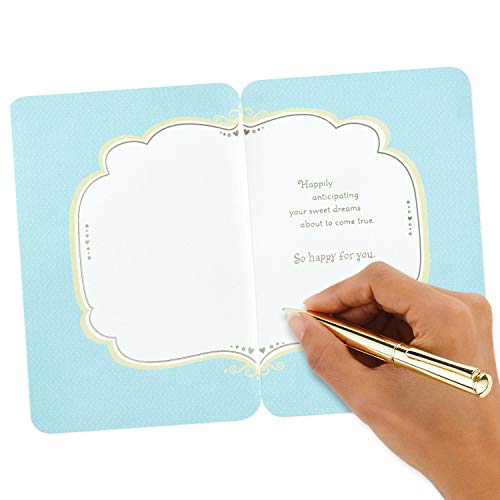 Hallmark Pack of 2 Baby Shower Cards (Baby Girl Lambs and Gender Neutral Mobile)