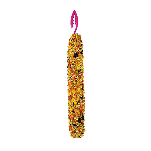 A&E Cage Co. 6 Pack of Smackers Zebra Finch Treat Sticks, 7.25 Inches Each, Fruit Flavor