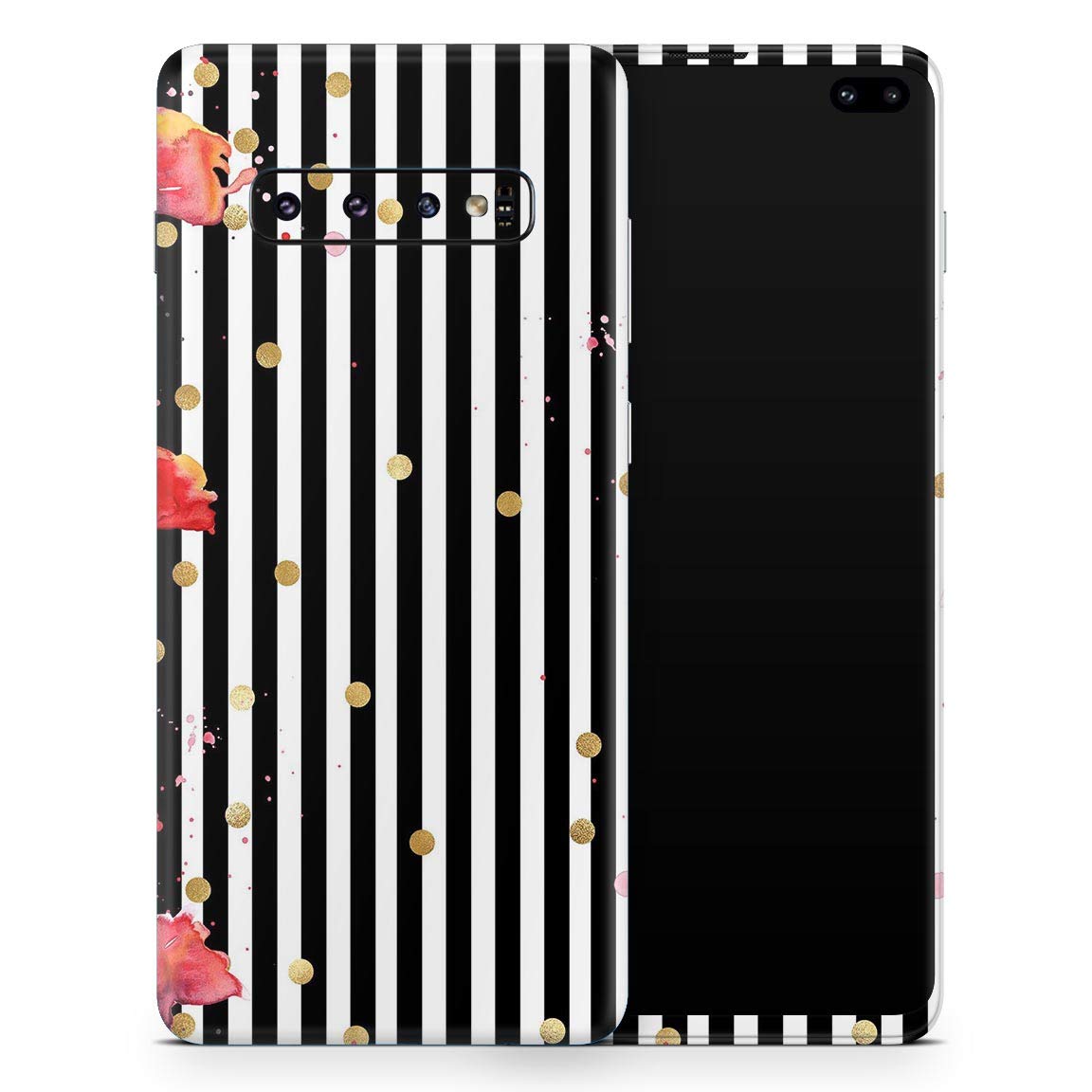DesignSkinz Karamfila Watercolo Poppies V28 Protective Vinyl Decal Wrap Skin Cover Compatible with The Samsung Galaxy S20 (Screen Trim & Back Glass Skin)