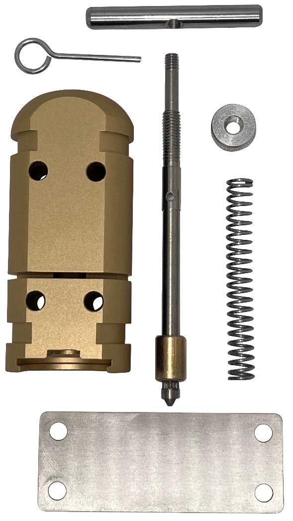 12 Gauge Trip Wire Alarm by Trip Alarm Co. Perimeter Defense Device 360° Coverage Quad 3.0, Camping and Security (Desert Brown)