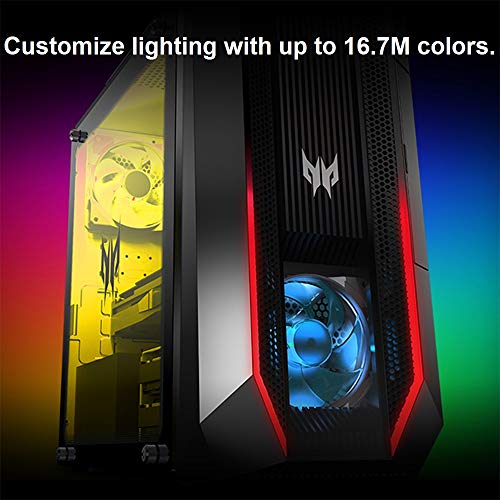 Acer Predator Orion 3000 PO3-630-UR12 Gaming Desktop | 11th Gen Intel Core i7-11700F 8-Core CPU | NVIDIA GeForce RTX 3060Ti | 16GB DDR4 | 1TB NVMe M.2 SSD | Intel Wi-Fi 6 AX201 | RGB Keyboard & Mouse