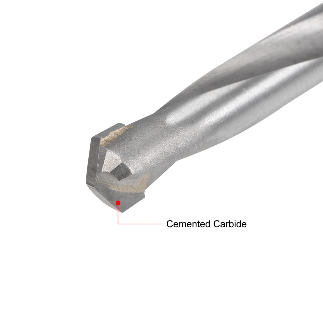 uxcell Cemented Carbide Twist Drill Bits 12.5mm Metal Drill Cutter for Stainless Steel Copper Aluminum Zinc Alloy Iron 2 Pcs