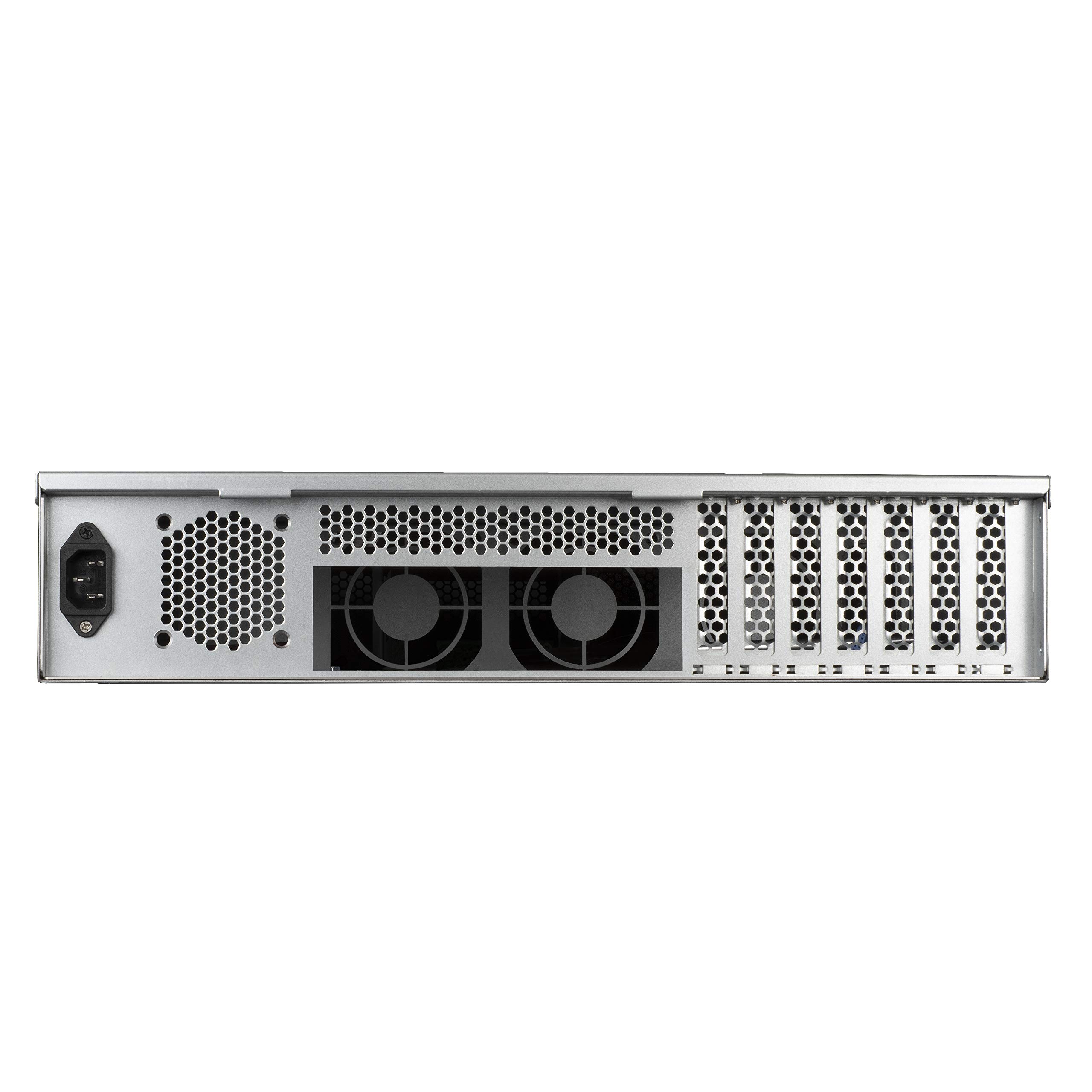 SilverStone Technology 2U Dual 5.25" Drive Bay ATX rackmount Industrial Storage Server Chassis with USB 3.1 Gen1 Interface, SST-RM23-502