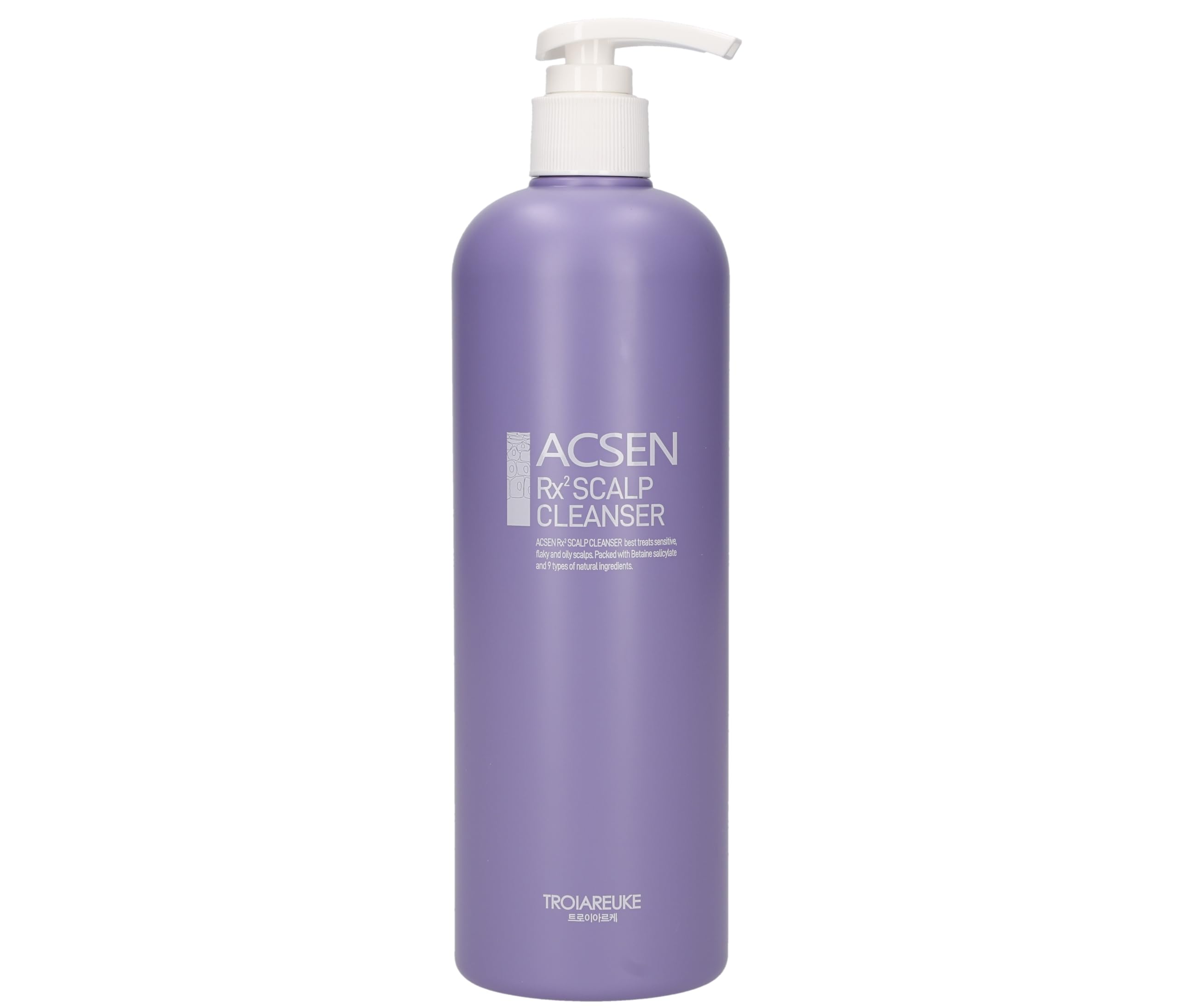 ACSEN Rx2 Scalp Cleanser, Natural Surfactant, Exfoliating and Soothing Treatment for Itchy, Flaky, and Irritated Scalp with Dandruff and Scalp Acne, For Normal, Oily Scalp