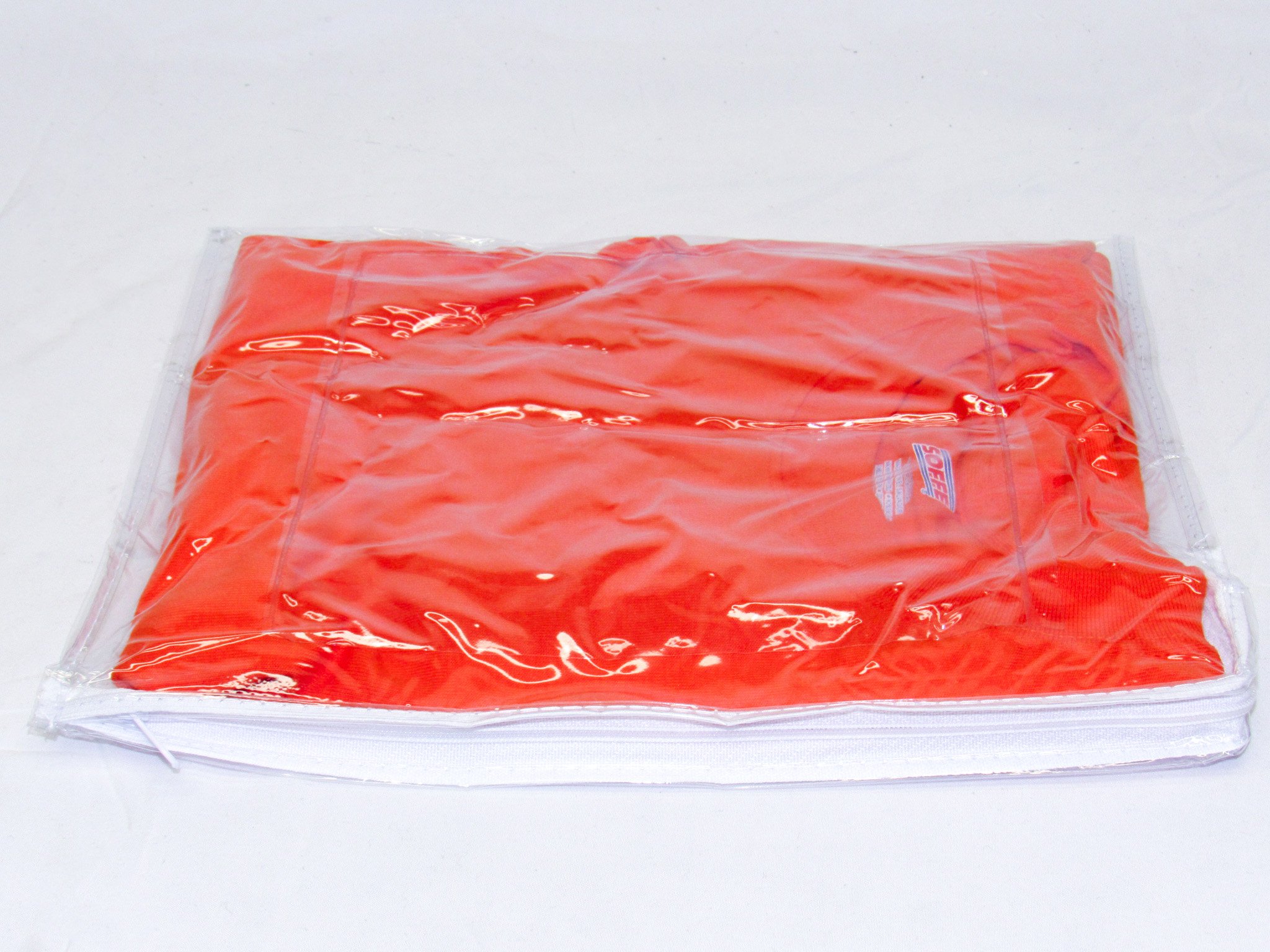5-Pack Heavy Duty Thin Vinyl Zippered (Clear) Storage Bags (11" x 9") for Dresses, Shirts, Pants, Sheets, Fabrics (0.4 Gallon)