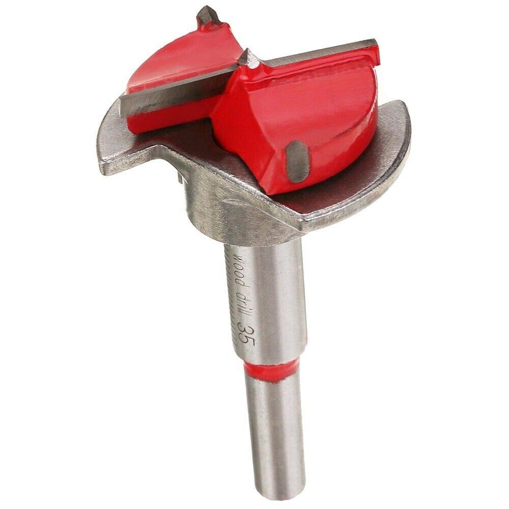 BE-TOOL Hinge Boring Drill Bits, Forstner Drill Bit Alloy,Sharp Woodworking Hinge Hole Cutter With Depth Stop For Woodwork Perforated(∅20mm)