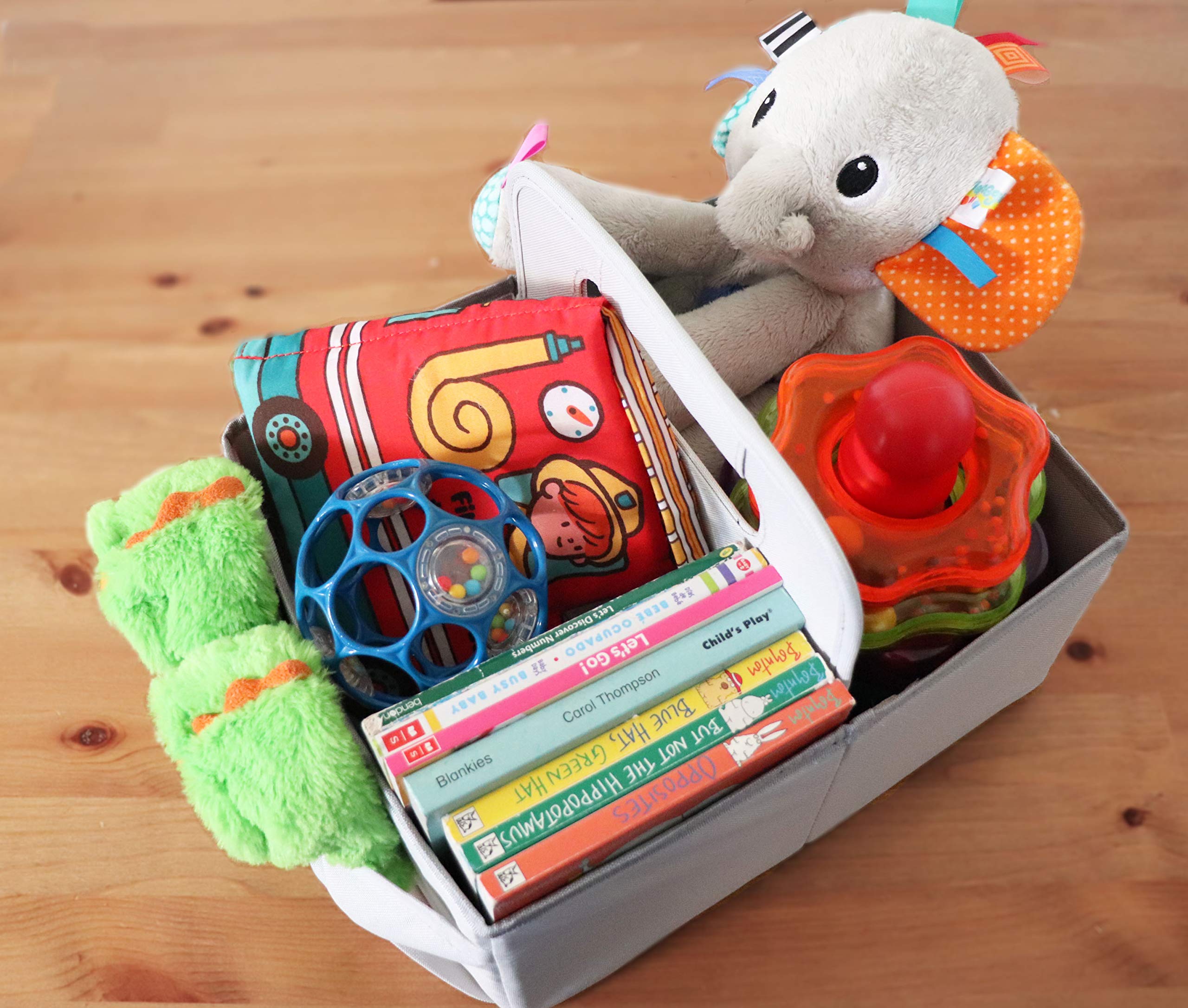 Baby Diaper Caddy Organizer Bag, Portable Essentials Storage Basket for Changing Table Nursery Station, Bags for Babies Diapers and Wet Wipes, Bottles, Pacifier, Lotions & Supplies Kit (Organizer Bag)