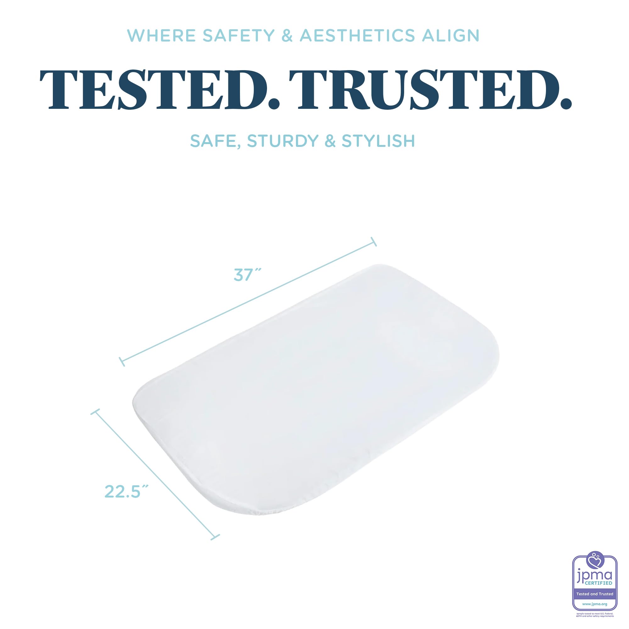 Baby Delight Slumber and Beside Me Doze Sheet, for Bassinet, Machine Washable, White