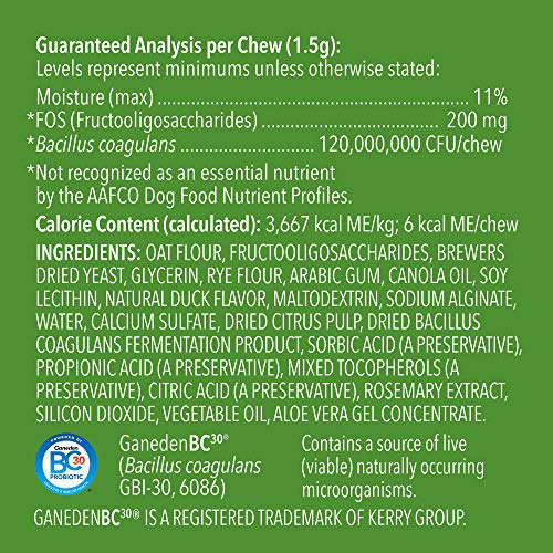 Amazon Brand - Wag Probiotic Supplement Chews for Dogs (90 count)