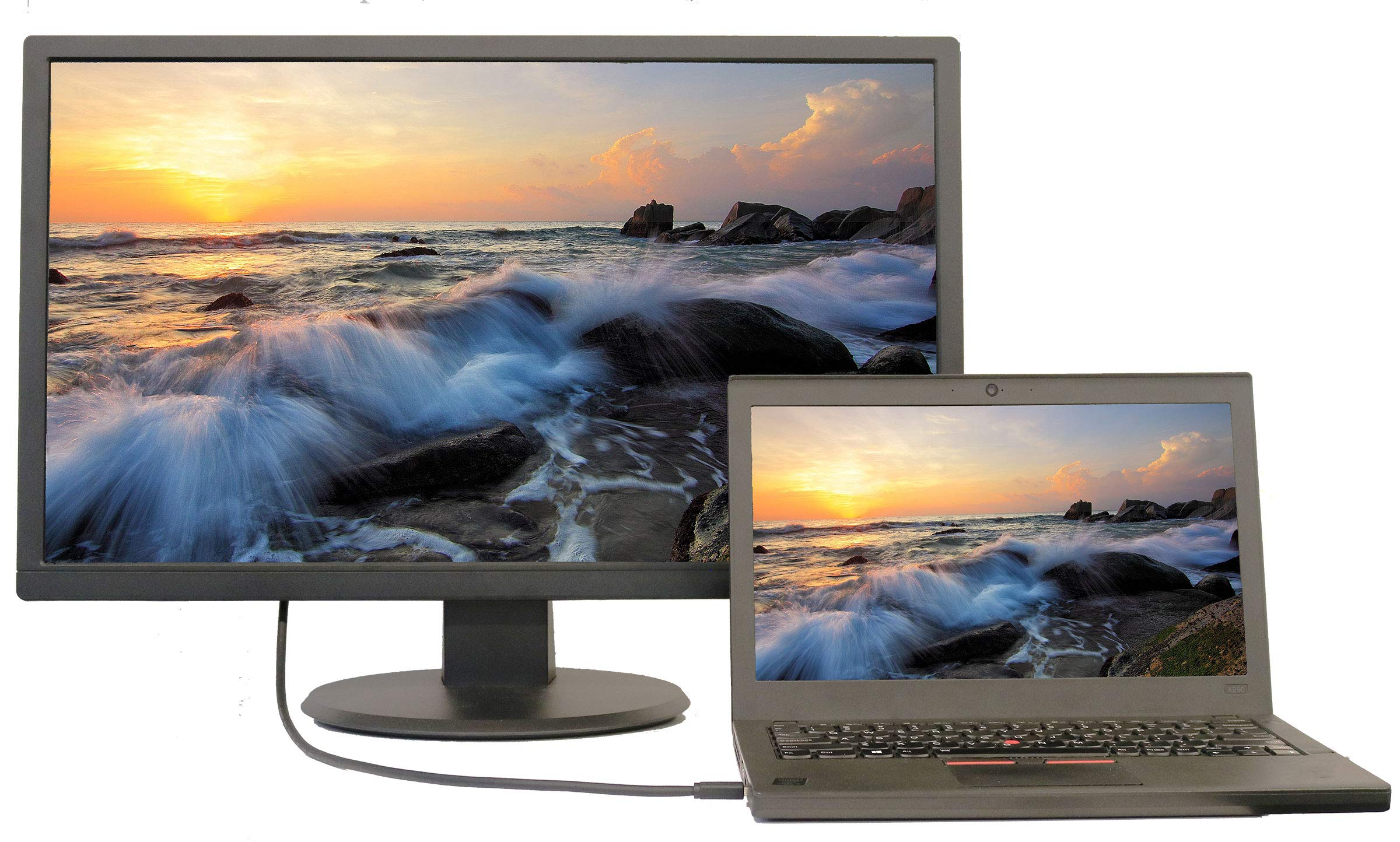 Accell mDP to DP 1.4 - VESA-Certified Mini DisplayPort to DisplayPort 1.4 Cable - 7 Feet, Hbr3, 8K @60Hz, 4K UHD @240Hz