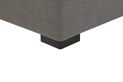 Amazon Brand - Stone & Beam Westview Extra-Deep Down-Filled Loveseat Sofa Couch, 75.6"W, Smoke