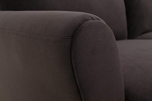 LifeStyle Solutions Rolled arms Sectional Sofa, Coffee