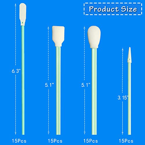67Pcs Alcohol Ink Blending Tool Set, Alcohol Ink Supplies Include Blending Brush Pen Multiple Tip Shapes Foam Tipped Blending Swabs with Air Blower for Card Making Embossing Painting Rendering