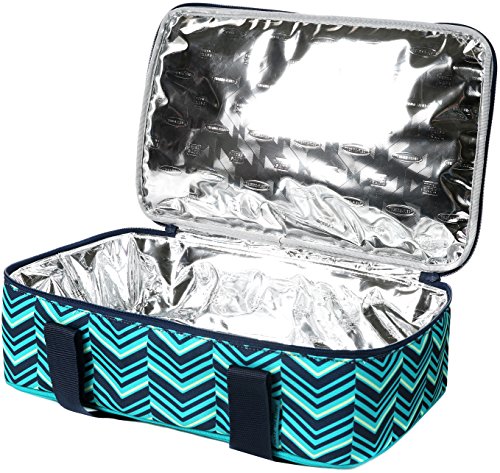 Arctic Zone Thermal Insulated Tote Hot/Cold Large Food Carrier, Teal