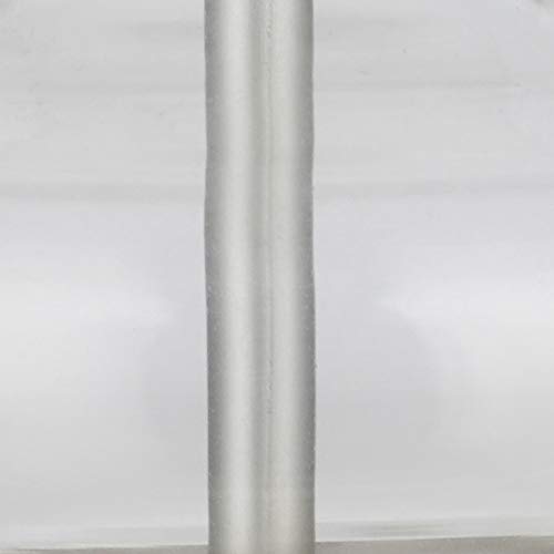Amazon Brand β Stone & Beam Contemporary Glass Table Lamp with Narrow-Necked Body, LED Bulb Included, 20.25"H, Clear