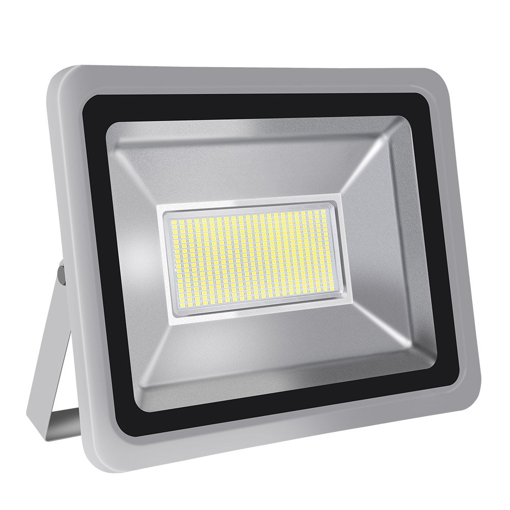 200W LED Flood Light, 20000LM 6000k(Cold White) Floodlight, IP65 Waterproof Super Bright Work Lights, CE and ROHS Certified Outdoor Security Lighting for Garage, Garden, Playground 110V (200)