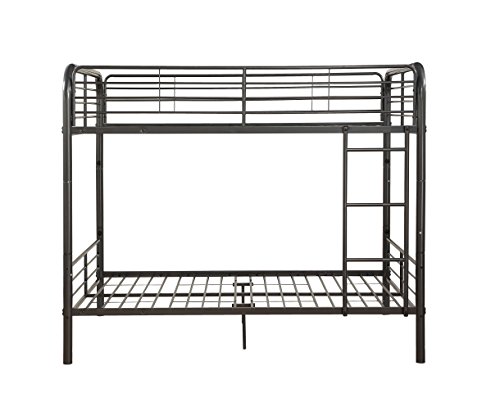 ACME Bristol Gunmetal Full over Full Bunk Bed