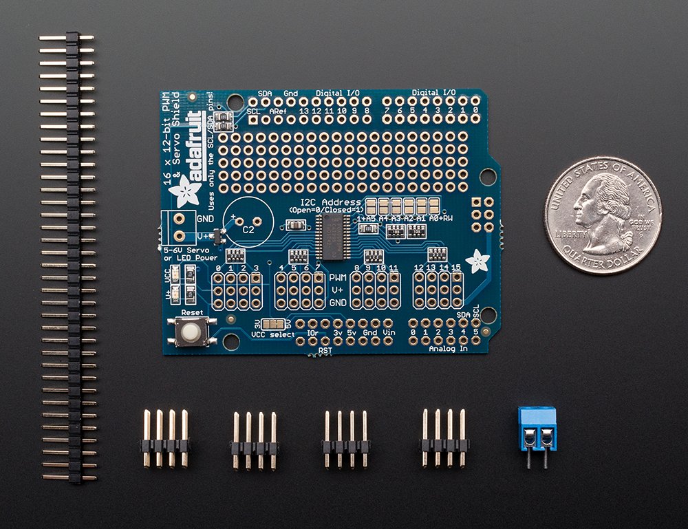 Adafruit Breakout PWM/Servo Shield 16 Channel 12 Bit