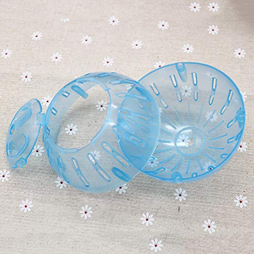 carduran 4inch Portable Transparent Hamster Rodent Pet Jogging Ball Exercise Play Toy Easy to Use Yellow