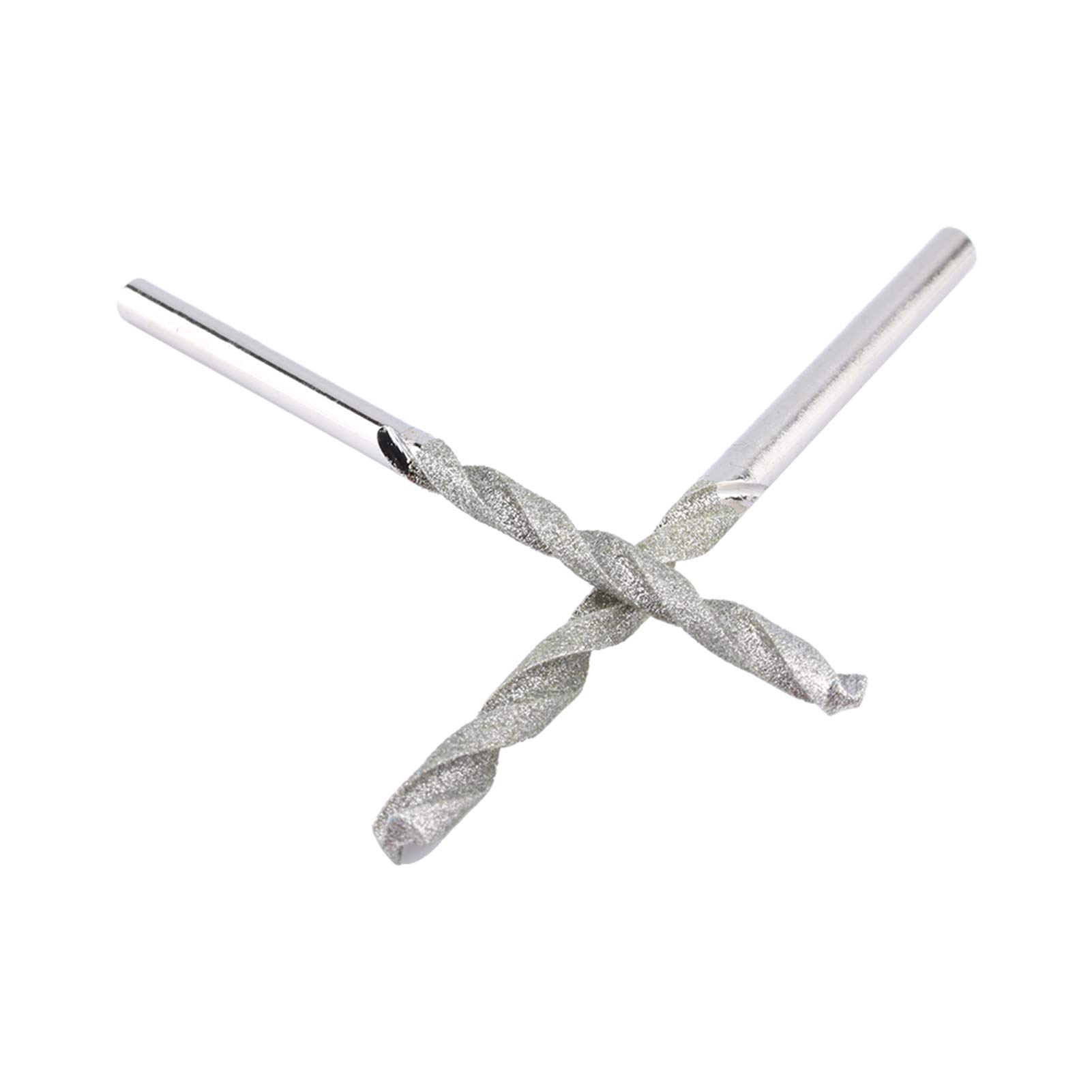 10pcs Diamond Drill,Glass Drill Bit,Diamond Tipped Drill Bit Set Drill Bits for Glass Tile Stone 0.8‑4.0mm,for Metals, Agates, Gems, Pearls, Pendants and Pebbles, Tile Drill Bits Diamond Drill Bi