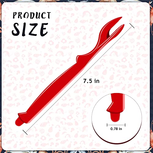 20Pcs Crab Legs Crackers - Crackers Picks Tools Set for Lobster, Crab, Crawfish, Prawns, Shrimp, Easy Opener Shellfish picks knife, Seafood Tools with Bag