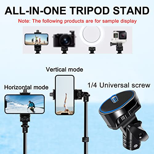 64 Inch Selfie Stick Tripod with Wireless Remote, Phone Tripod Stand Group Selfies/Live Streaming/Video Recording Compatible with All CellphonesâŚ