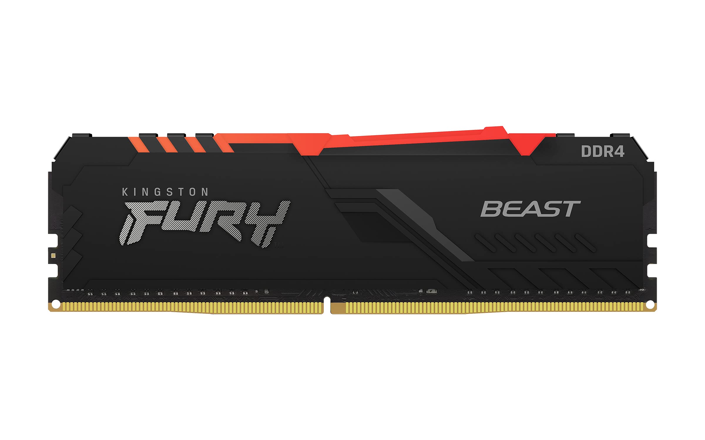 Kingston Fury Beast RGB 16GB (2x8GB) 3200MT/s DDR4 CL16 Desktop Memory Kit of 2 KF432C16BBAK2/16