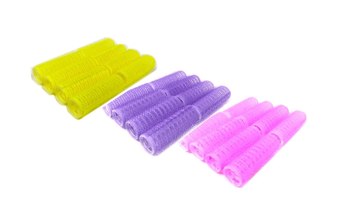 24pc x 3/4" Diameter Self Grip Hair Rollers Pro Salon Hairdressing Curlers Small