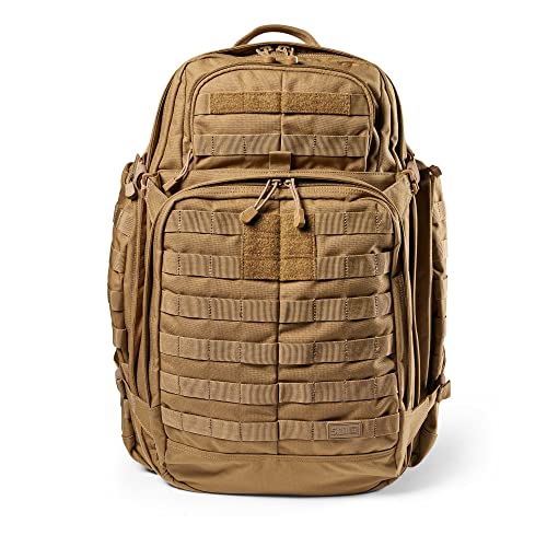 5.11 Tactical Backpack – Rush 72 2.0 – Military Molle Pack, CCW and Laptop Compartment, 55 Liter, Large, Style 56565, Kangaroo