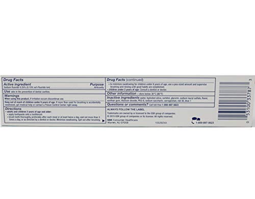Aquafresh Extra Fresh + Whitening Fluoride Toothpaste, Fresh Mint 5.6 oz (Pack of 4)