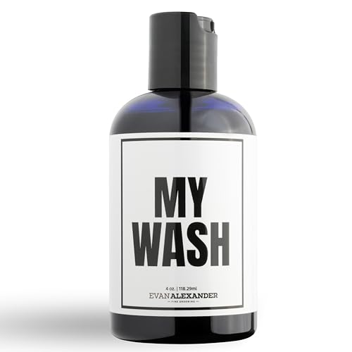 Evan Alexander Fine Grooming MY Wash Detoxifying Beard Shampoo, Fresh, 4 Fluid Ounces