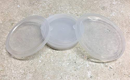 ALAZCO 6pc BPA-Free Can Covers - Large Medium & Small Plastic Tight Seal Lids For Canned Goods or Pet Dog Cat Food Saver Reusable