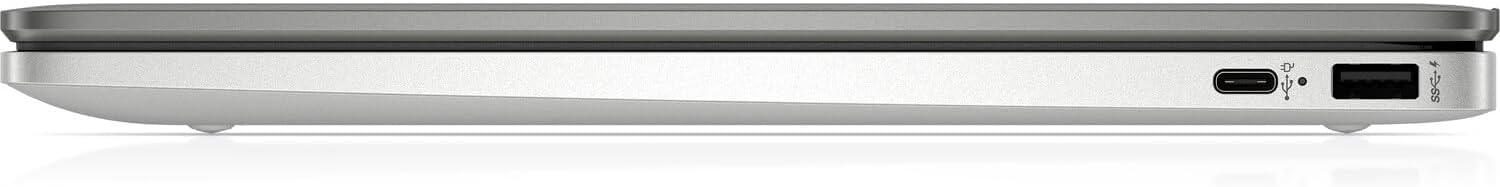 HP Chromebook 14a-na0010ca, 14-inch HD Laptop Intel Celeron N4000 4GB RAM 64GB eMMC USB-C, Wi-Fi & Bluetooth Built-in HD Camera Notebook, Small Computer PC, Google Chrome OS, Mineral Silver (Renewed)