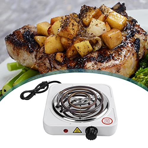 500W-1500W Portable Electric Single Burner Hot Plate Kitchen Stove Dorm Cooktop