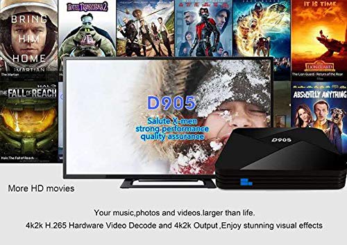 Android TV Box, Diyomate 4K Android Smart TV Box Amlogic S905 Quad Core Media Player Support 3D WiFi HDMI for Home Entertainment