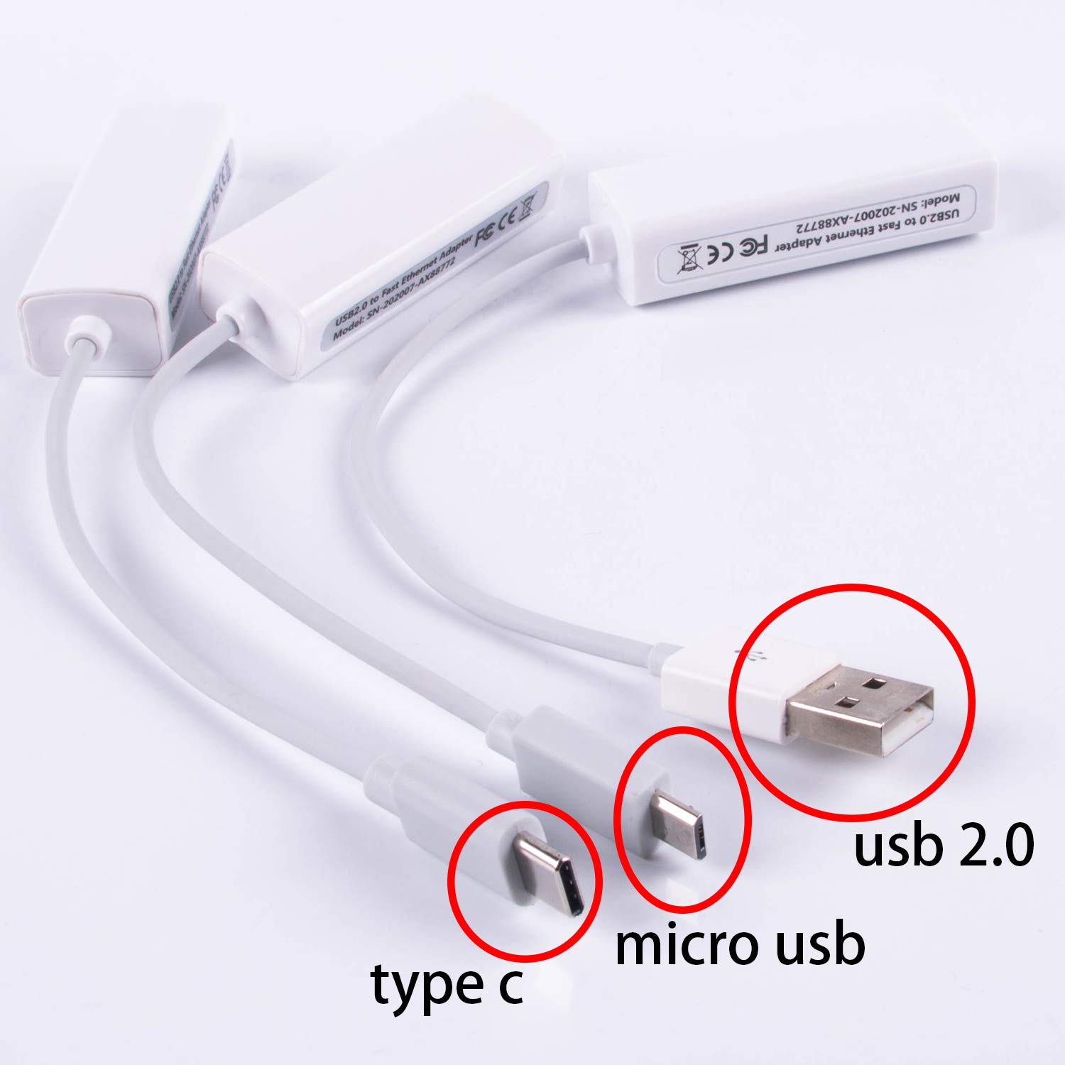 USB to RJ45 LAN Ethernet Adapter 100Mbps USB to RJ45 LAN Converter 10M 100M with Asix AX88772B AX88772 Chip (USB to RJ45)