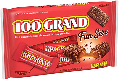 100 Grand Chocolate Bar Fun Size, 11 Ounce