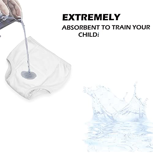 BaeBae Goods Grey Clouds Baby Training Underwear for Boys and Girls (12M), Absorbent Cotton Baby Toddler Training Pants for 12M, Unisex Underpants