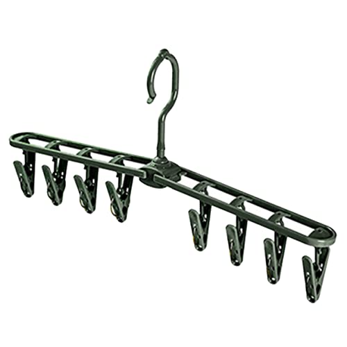 2pcs Collapsible Hangers c fold Towels Collapsible Laundry Drying Rack Foldable Clip Drip Hanger Clothes Drying Racks Folding Drying Rack Socks Holder Multi-Purpose Hanger Bra Clip