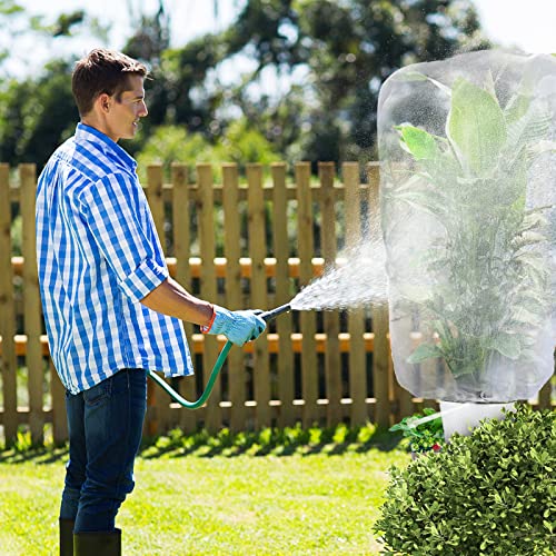 10ftx10ft Large Fruit Tree Netting Bags,Bird Netting for Blueberry Bushes with Zipper and Drawstring,Garden Netting from Squirrels and Birds Other Animals for Cherry Apple Tree (10x10ft)