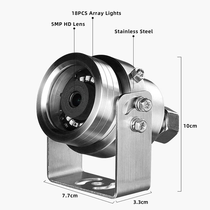 BFMore Mini 5.0MP POE Explosion Proof Camera Car Network P2P Outdoor Corrosion Protection Security H.265