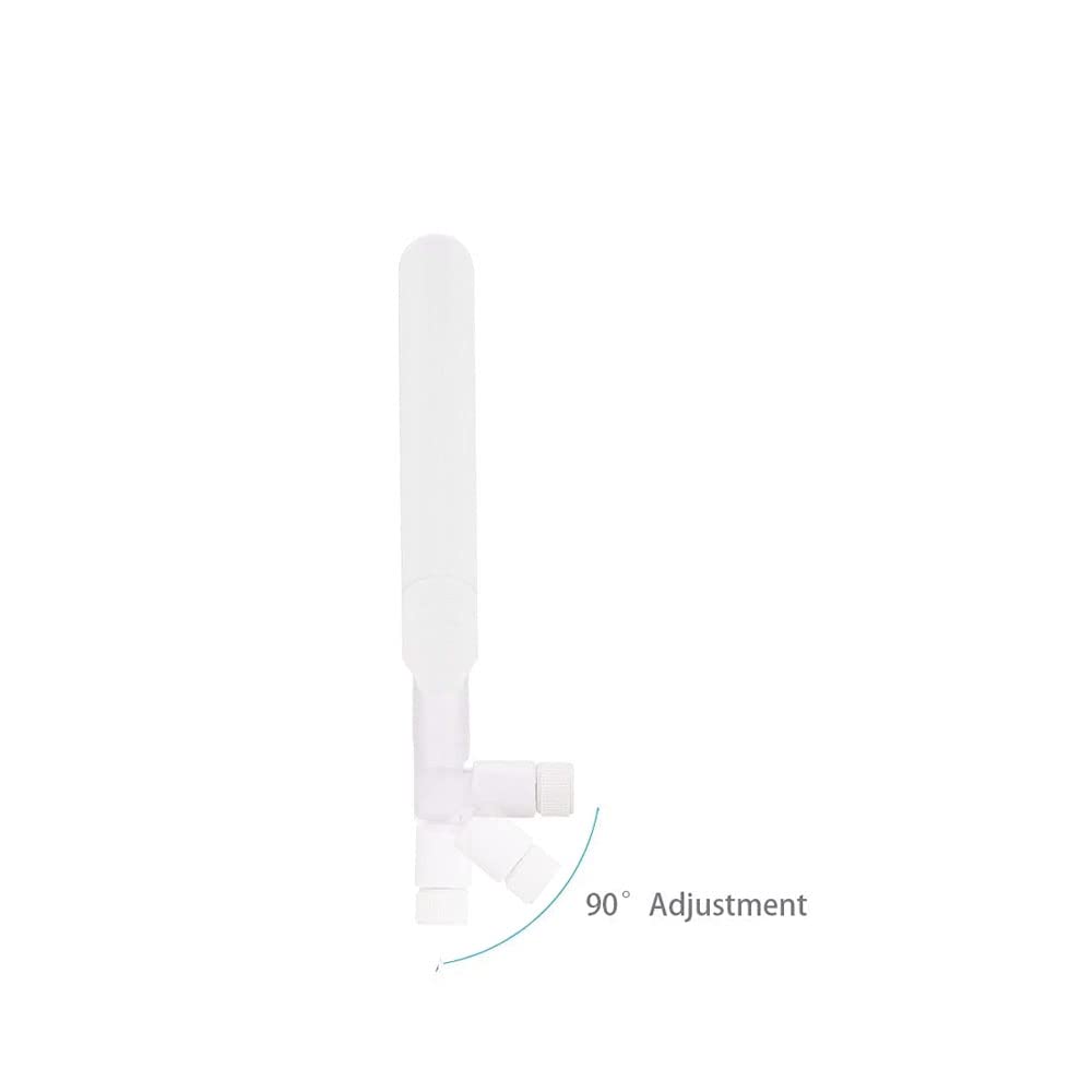 CORONIR Dual Band WiFi 2.4GHz 5GHz 5.8GHz 9dBi MIMO RP-SMA Male Antenna for WiFi Router Wireless Network Card USB Adapter Security IP Camera Video Surveillance Monitor-4Pack